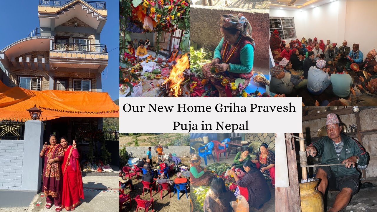 Our New Home Griha Pravesh Puja in Nepal ||2022 - YouTube