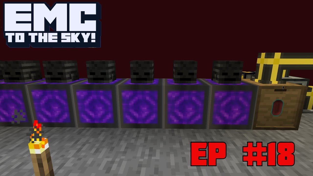 Advanced Nether Capsules for even more DIAMONDS!!! | EMC To the Sky - YouTube