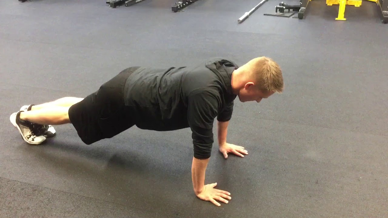 The Grind Fitness and Sports Performance: Eccentric Push Up - YouTube