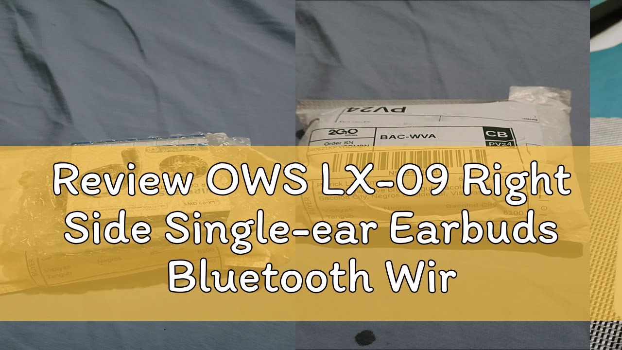 Review OWS LX-09 Right Side Single-ear Earbuds Bluetooth Wireless ...