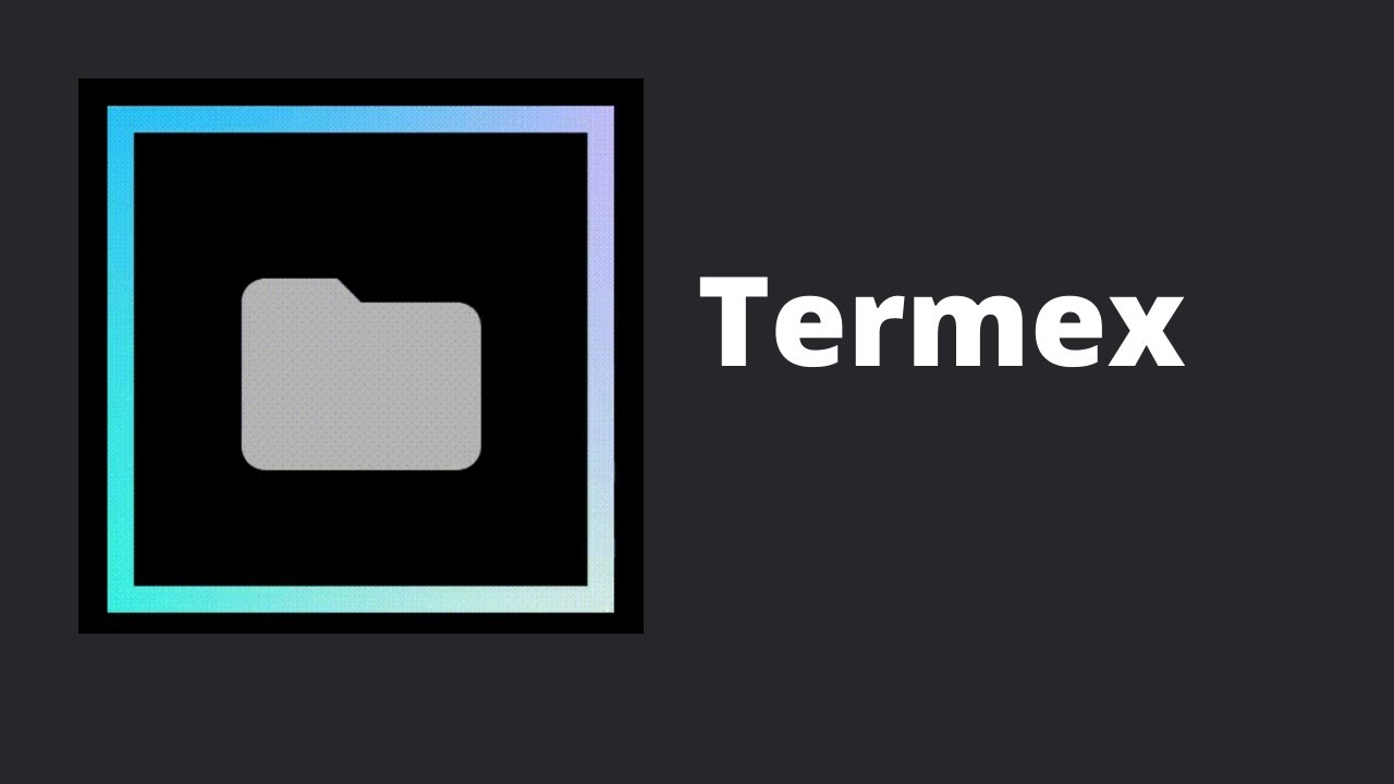 Termex - a terminal based file-explorer. - YouTube