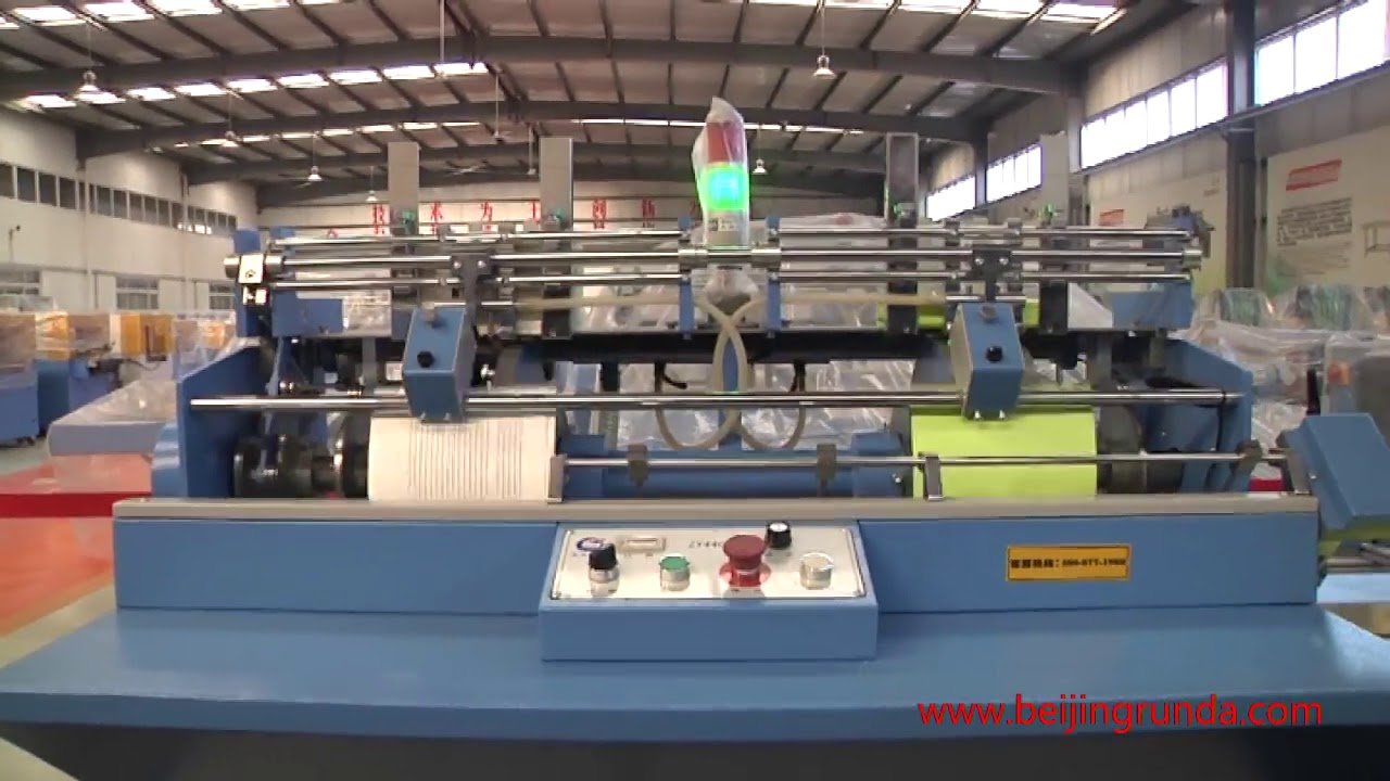 ZY440 end sheet tipping machine - YouTube