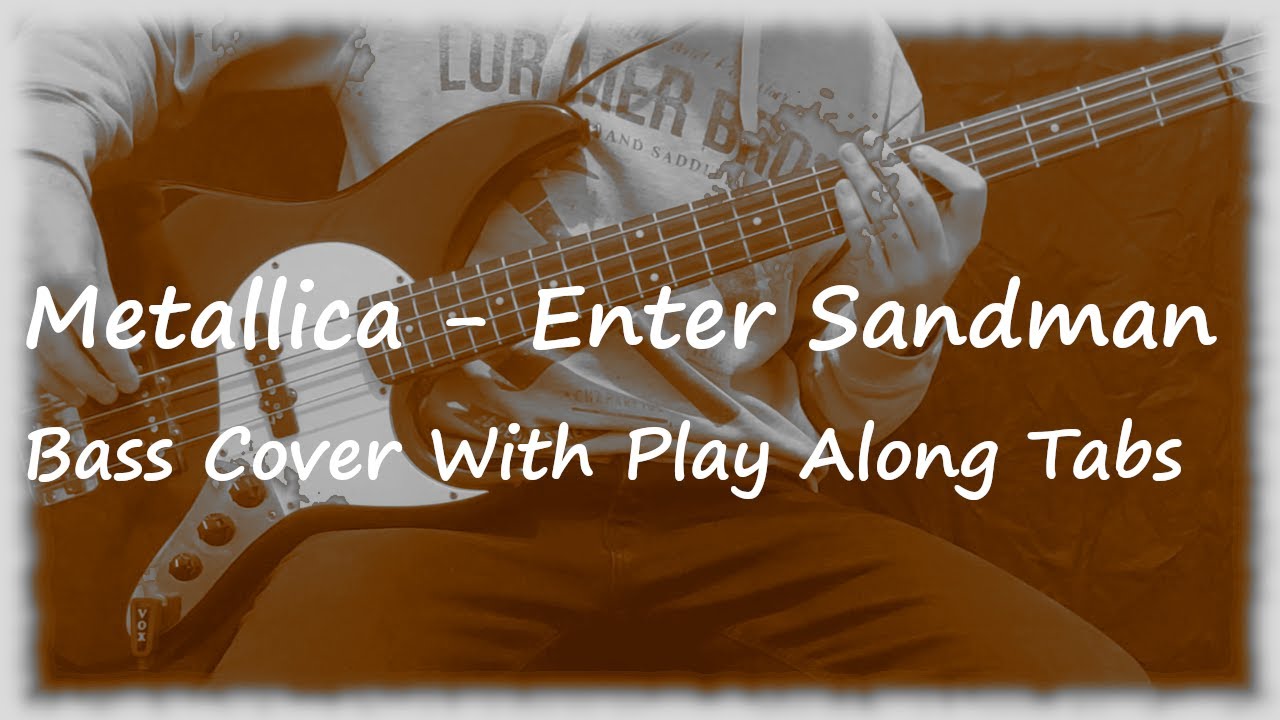 Metallica - Enter Sandman Bass Cover (Tabs) - YouTube