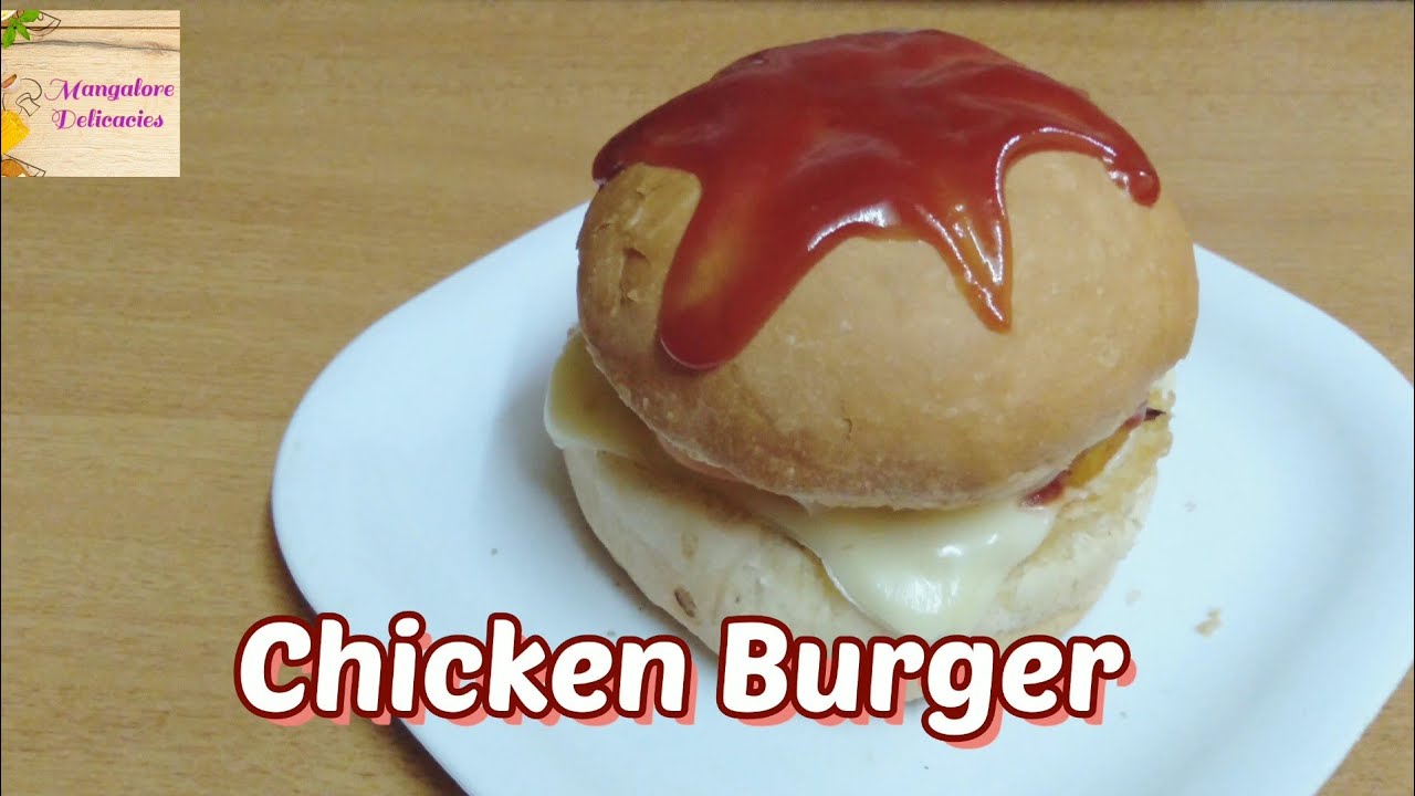 Chicken Burger Recipe | Easy and simple chicken burger recipe | - YouTube