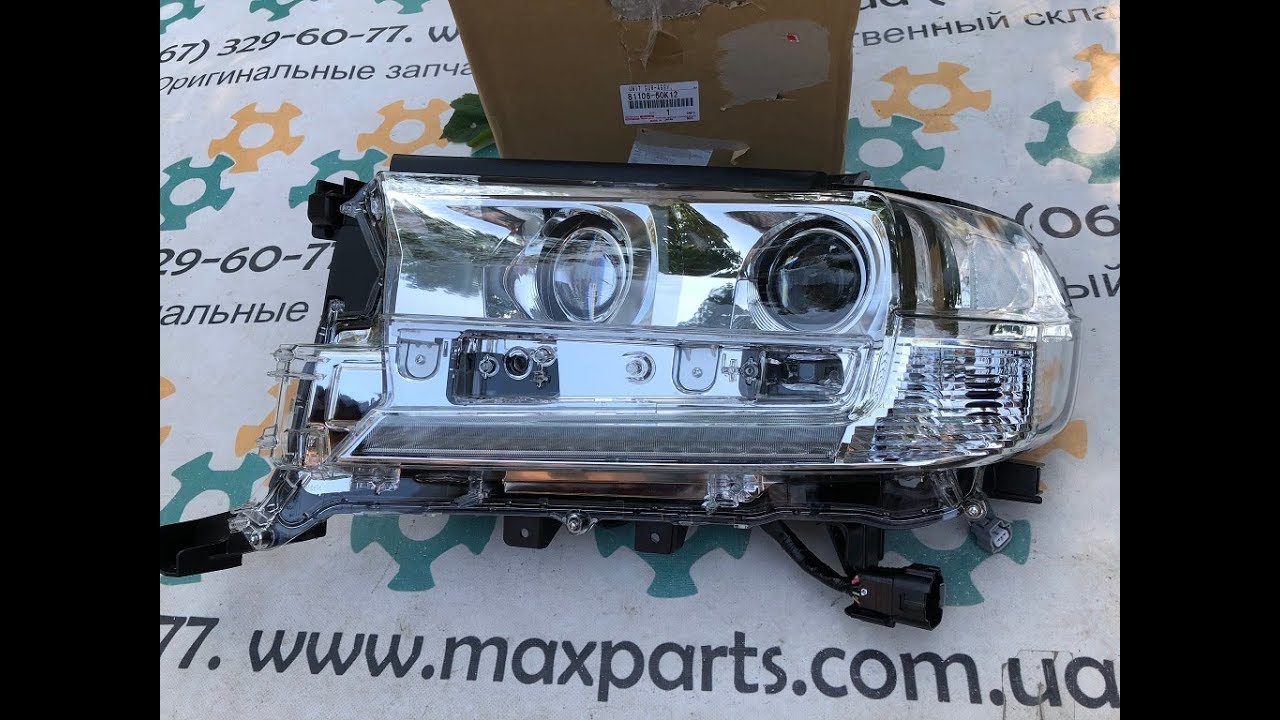 8110660k12 81106-60k12 Оригинальная новая фара левая Toyota Land ...