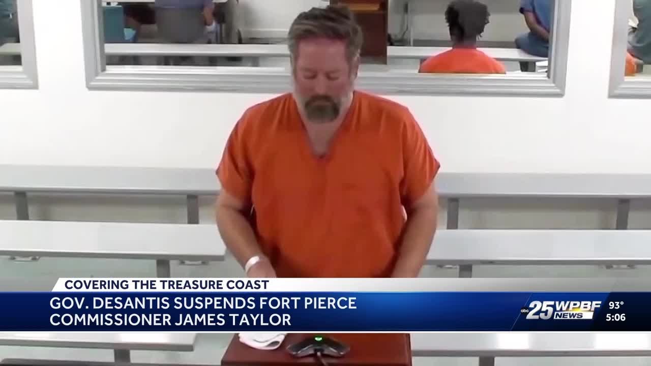 Florida Gov. Ron DeSantis suspends Fort Pierce Commissioner James ...