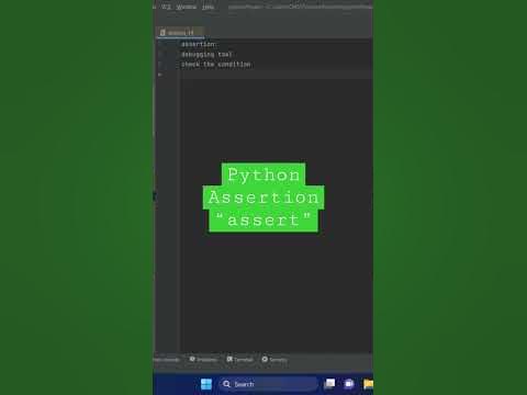 Python - assert #assert #python #pythoncourse # ...