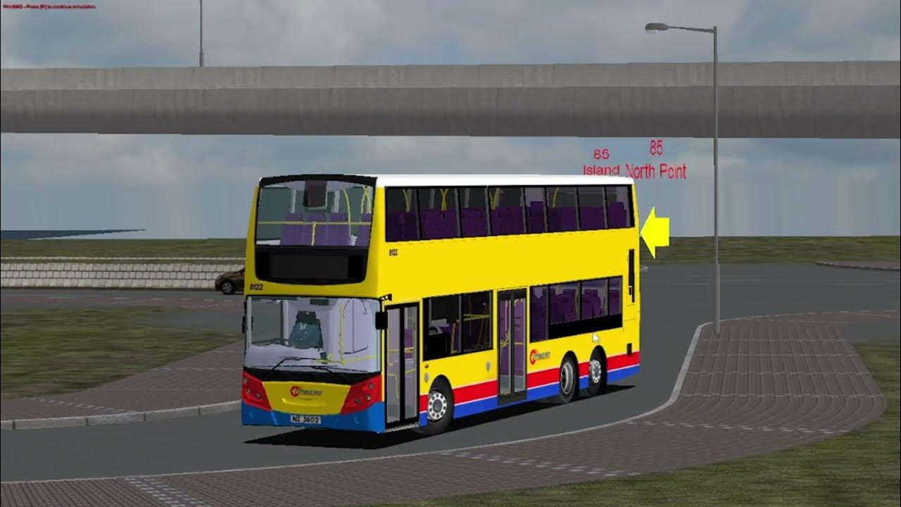 【六指琴魔】OMSI 2 CTB 8122 NZ3602@85 小西灣（藍灣半島）至北角碼頭 - YouTube