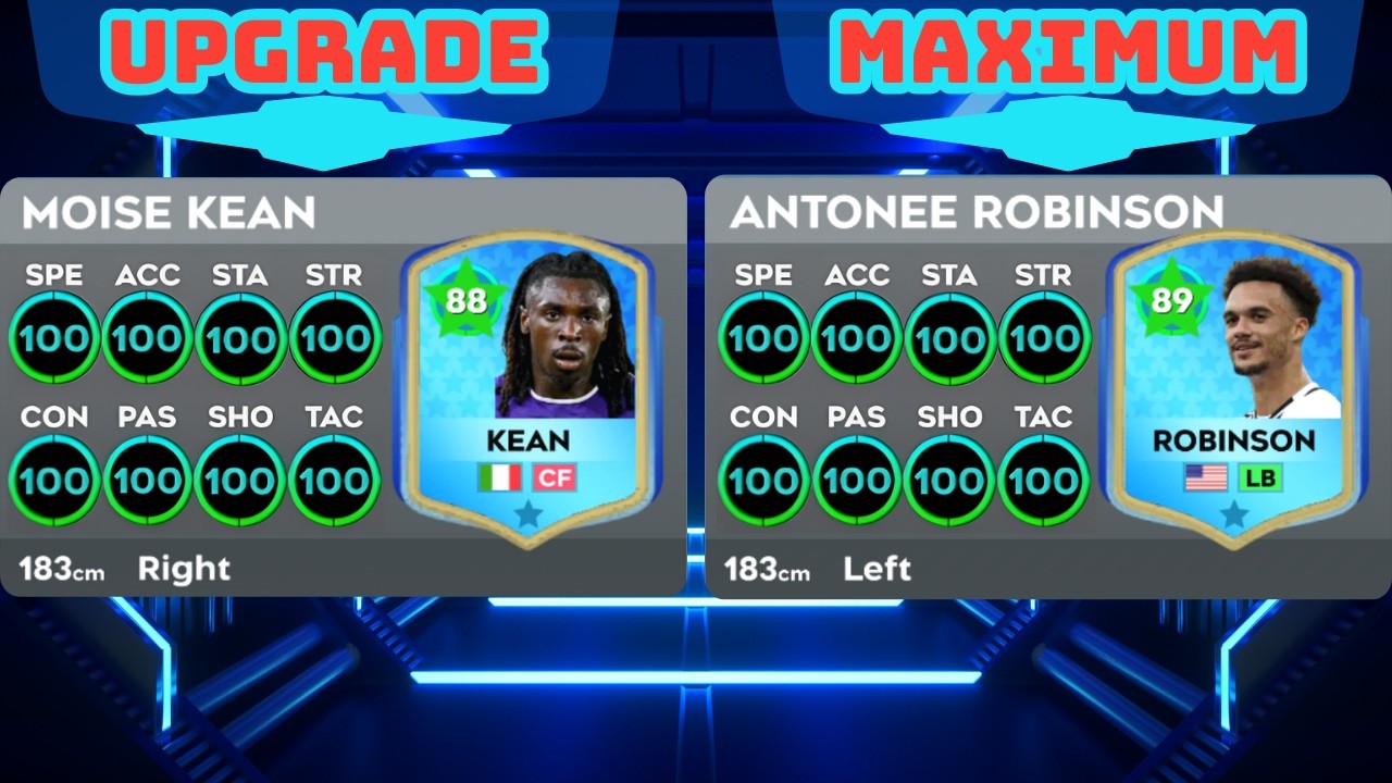 DLS 26 | UPGRADE Moise Kean 78 & Antonee Robinson 79 ( NEW ) . Dream ...