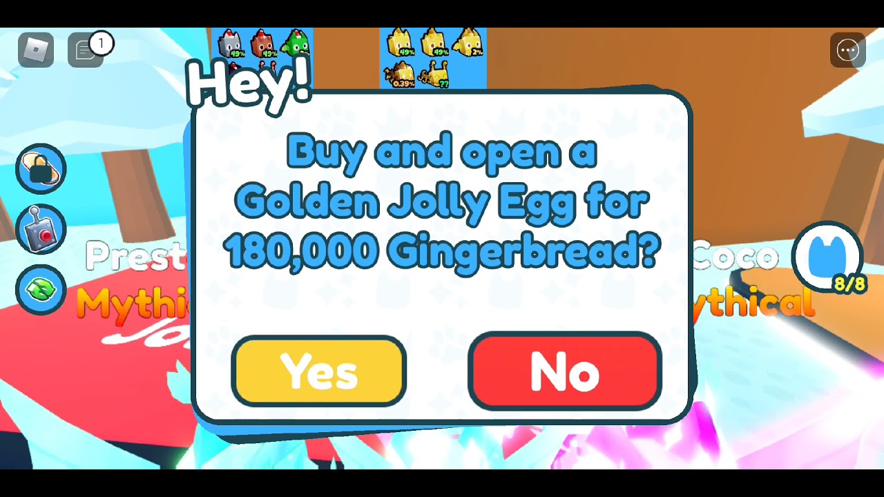 OMG the legendary candy cane pets in the new pet simulator x holiday ...