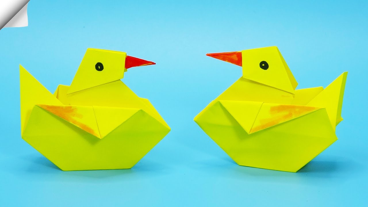 How to make origami DUCK | Paper DUCK - YouTube