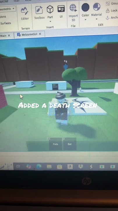 Making a Roblox game #roblox #robloxshorts #robloxstudio #development #gaming #gamingvideos #fun ...
