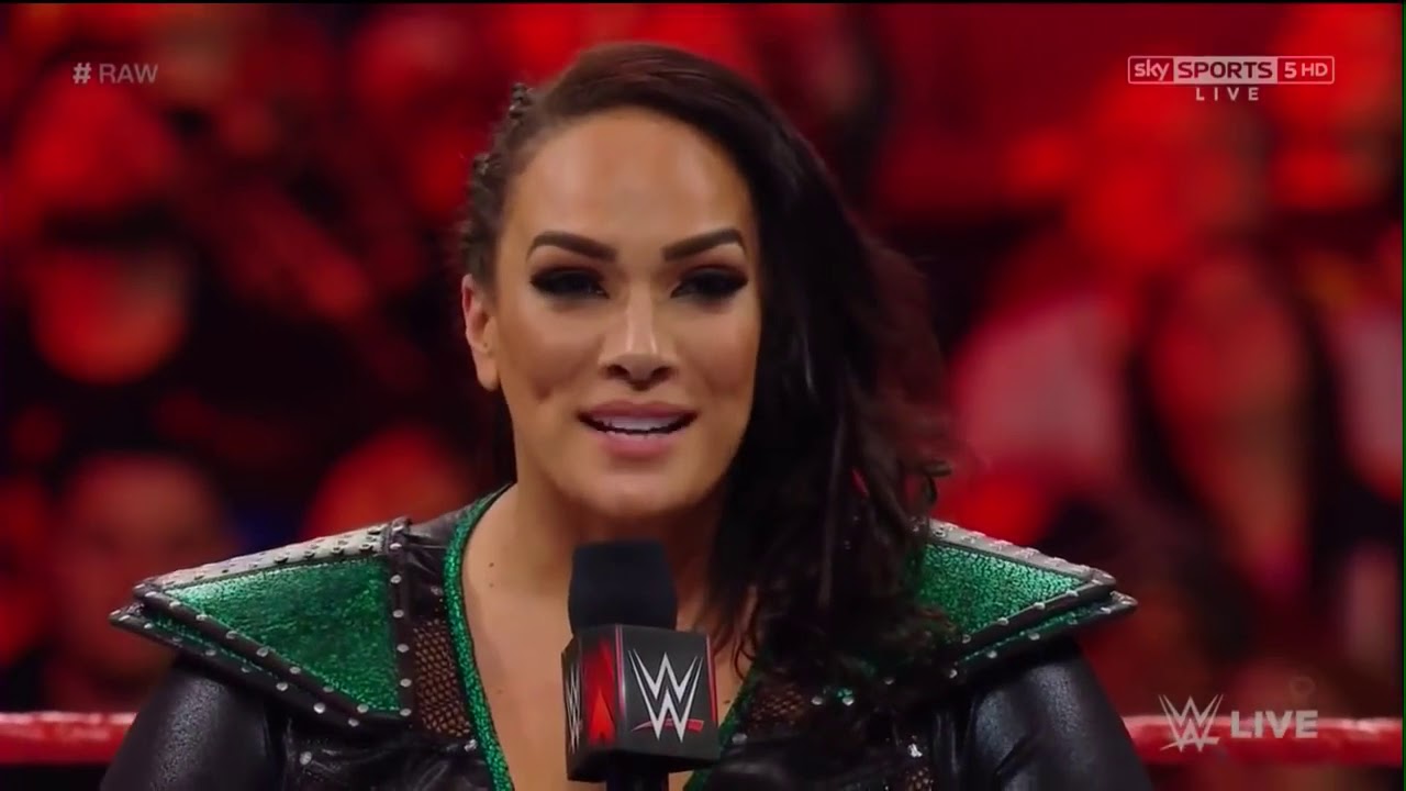 WWE RAW 010217 Nia Jax vs Ray Lyn Sasha Banks attacks - YouTube