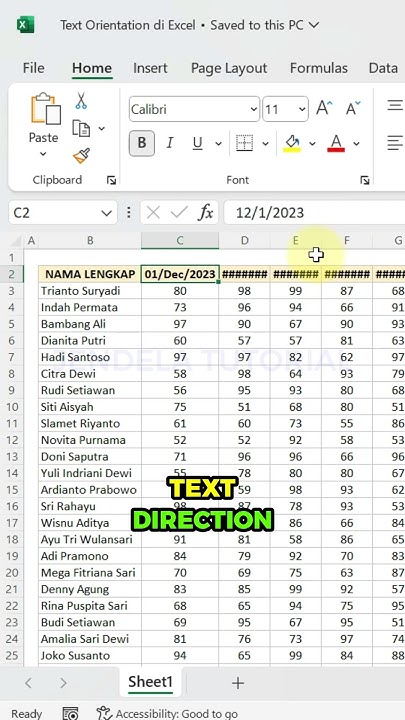 Text Orientation‼️ Belajarexcel Exceltips Excelhacks Exceltutorial Excel Microsoft Youtube 1577