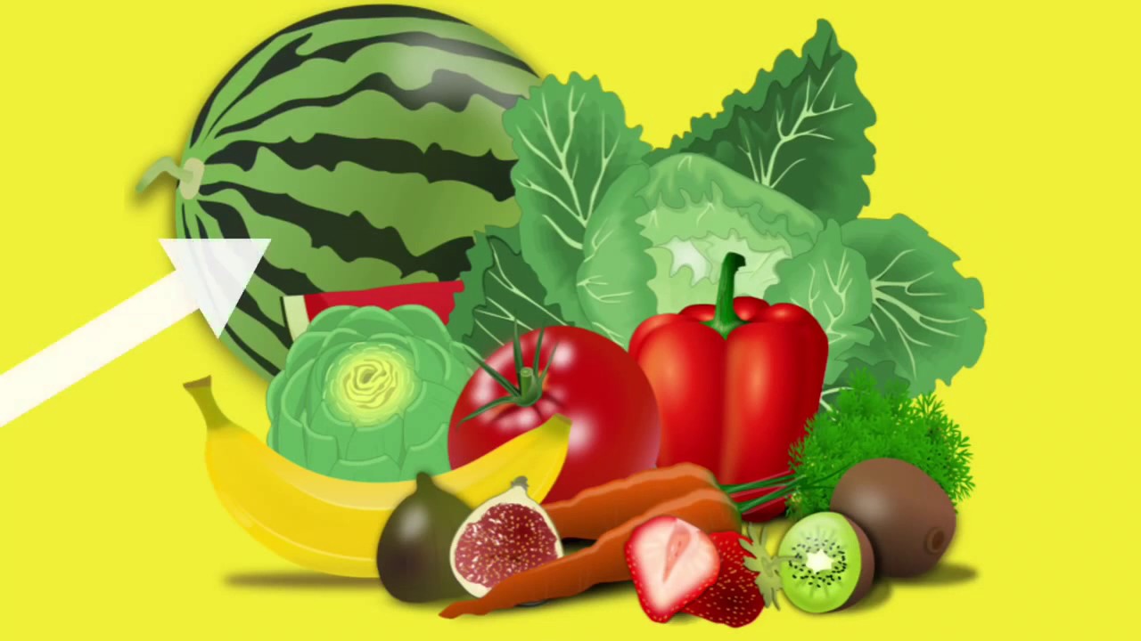 Bigger or Smaller? With Animals and Fruits & Vegetables. - YouTube