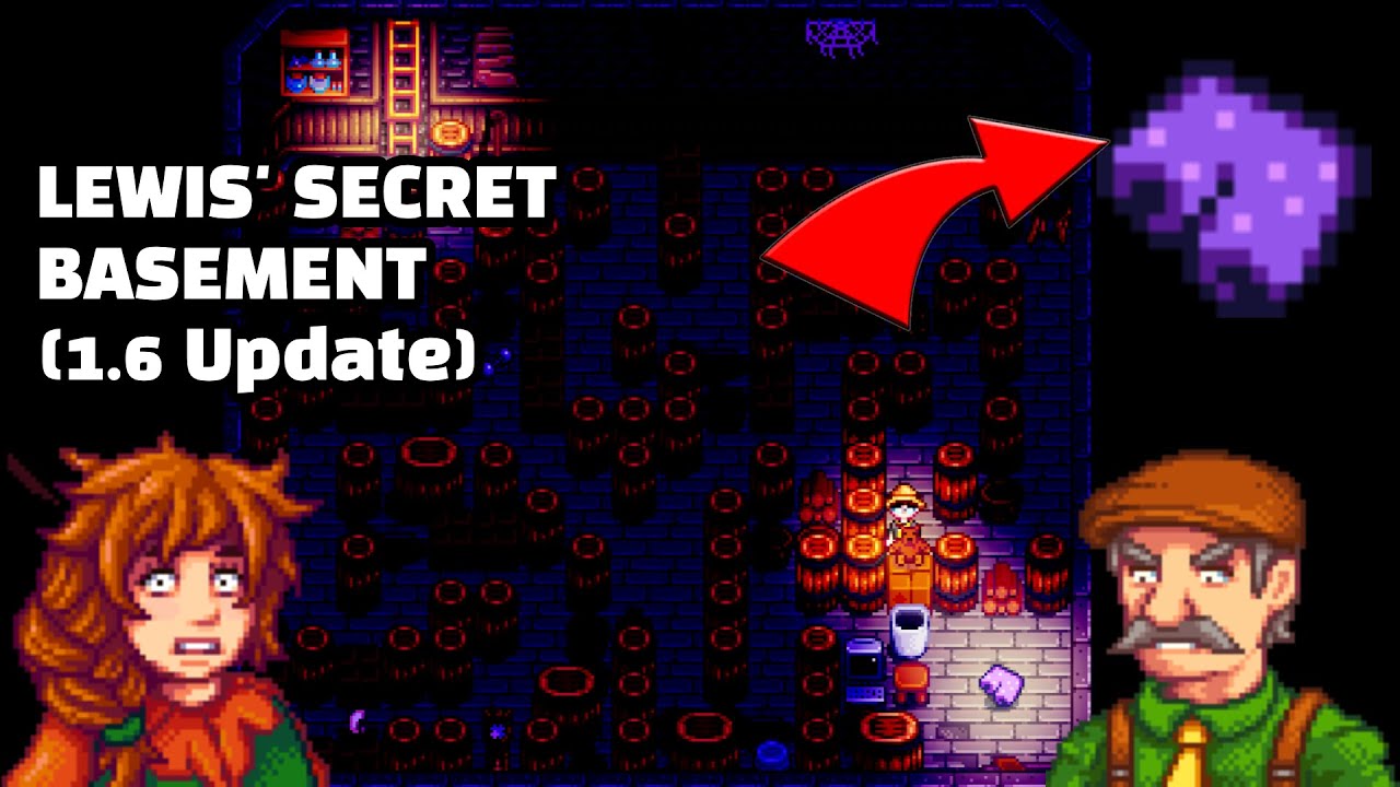 Lewis' Secret Basement (Stardew Valley 1.6 Update) [PC] - YouTube