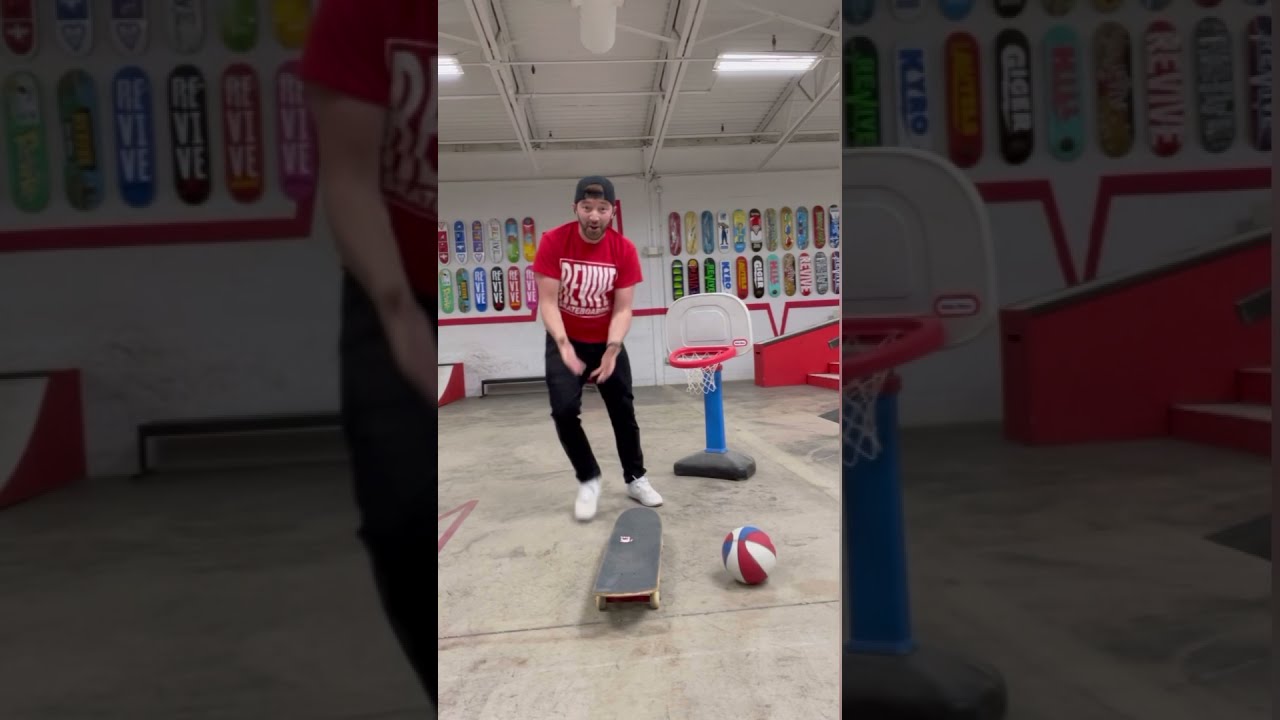 360 FLIP BASKETBALL TRICK SHOT! - YouTube