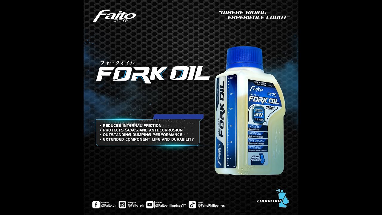 FAITO PREMIUM FORK OIL - YouTube