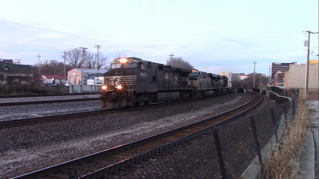 NS 259 with NS 9810, NS 7518, and 7683 at Lafayette Junction in ...