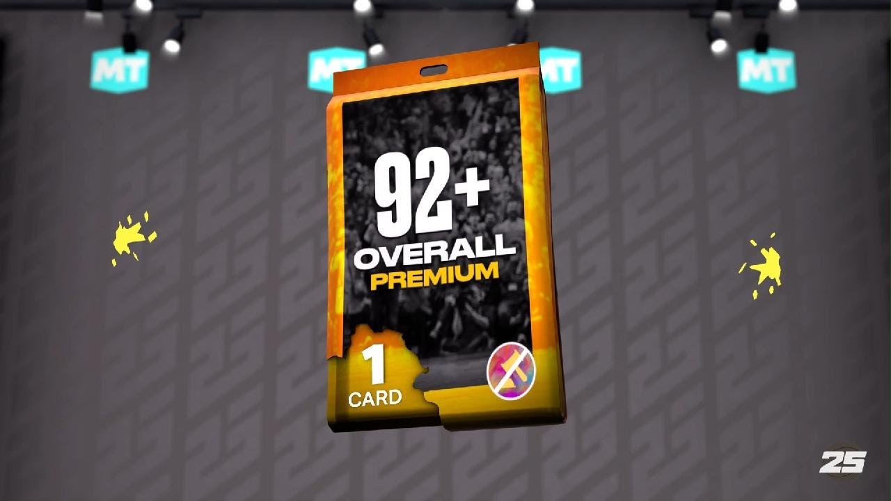 NBA 2K25 MyTeam 92 Plus Premium Pack From Park ... 250 Wins - YouTube