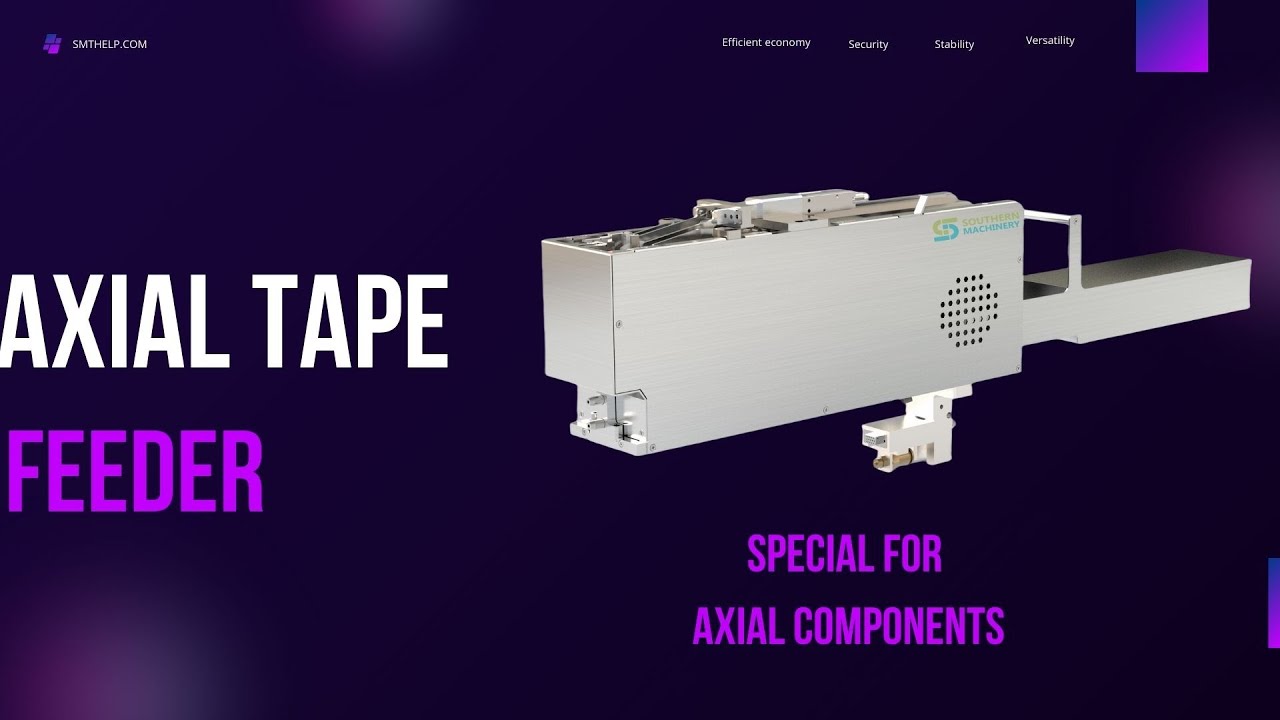 How automatic Axial lead feeder works for Smart EMS factory PCB ...