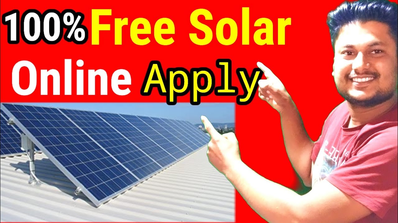 Solar Online Apply for Free | How To Online Apply Solar | Solar Pump ...