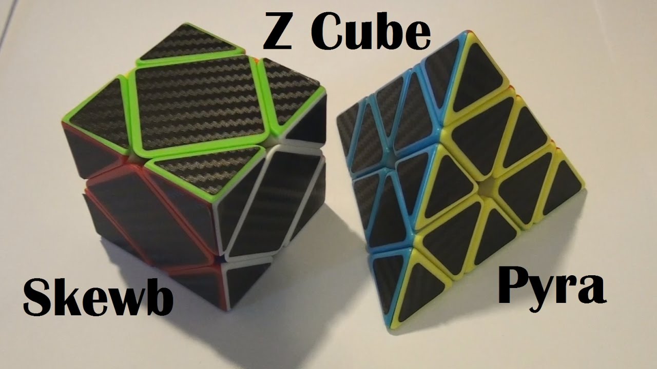 Z-Cube Szénszálas Pyraminx & Skewb Bemutató [www.lightake.com] - YouTube