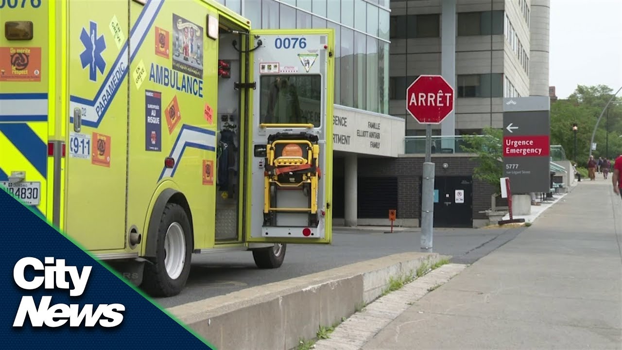 Paramedics from 40 Quebec ambulance services striking - YouTube