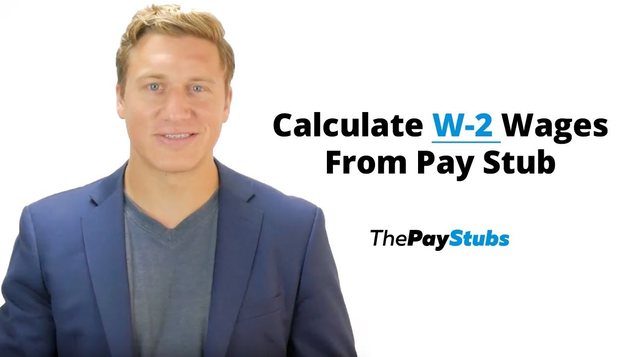 How To Calculate W 2 Wages From Pay Stub YouTube how-to-calculate-w-2-wages-from-pay-stub-youtube
