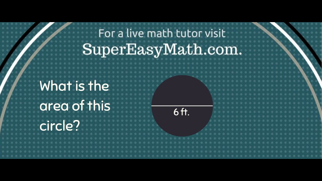 MPOTD - Area of a Circle - YouTube