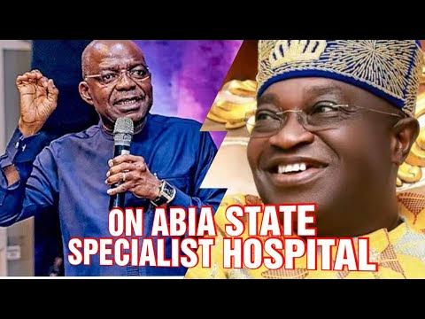 IS GOVERNOR ALEX OTTI PULLING DOWN THE NEW HOSPITAL BUILT BY OKEZIE IKPEAZU IN ABA,ABIA STATE ...