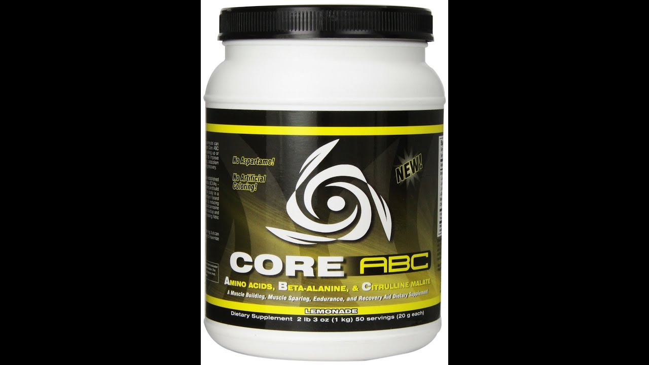Core Nutritionals ABC Pre-Workout Supplement, Lemonade, 2 lb. 3 oz ...