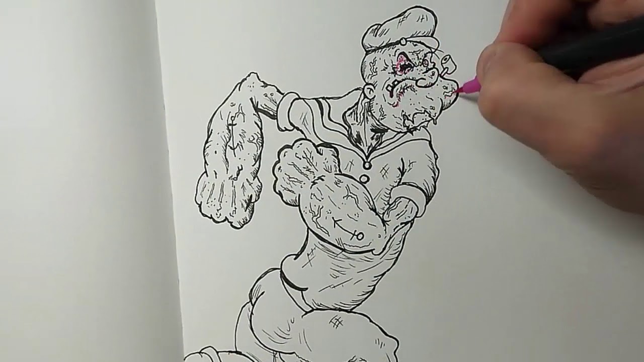 Rhymes with Relish: Popeye the Zombie Man - YouTube
