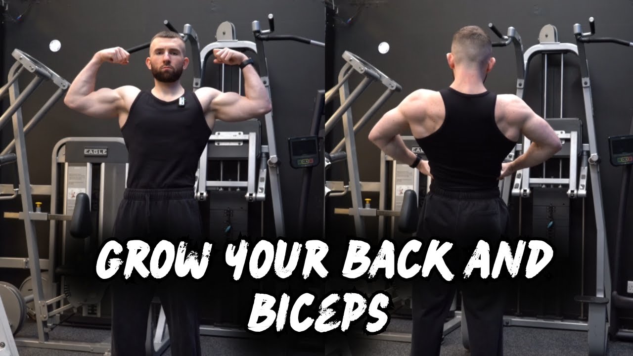 How To Grow Your Back And Biceps | Natural Bulk Vlog - YouTube