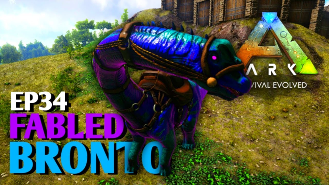 จับเจ้า Fabled Brontosaurus!! - EP34 Ark Primal Fear - YouTube