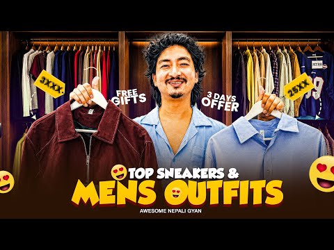 MEN'S SUMMER SNEAKERS & OUTFITS PRICE IN NEPAL | FOREVER YOUNG| 3- DAYS OFFER !!
