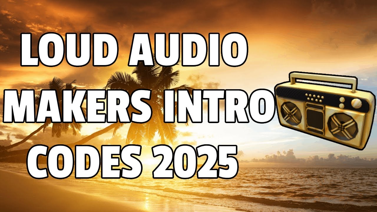 LOUD AUDIO MAKERS INTRO Roblox Ids (January 2025) *WORKING* ROBLOX ID ...
