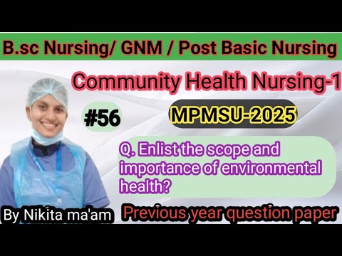 Scope and importance of environmental health || community health ...