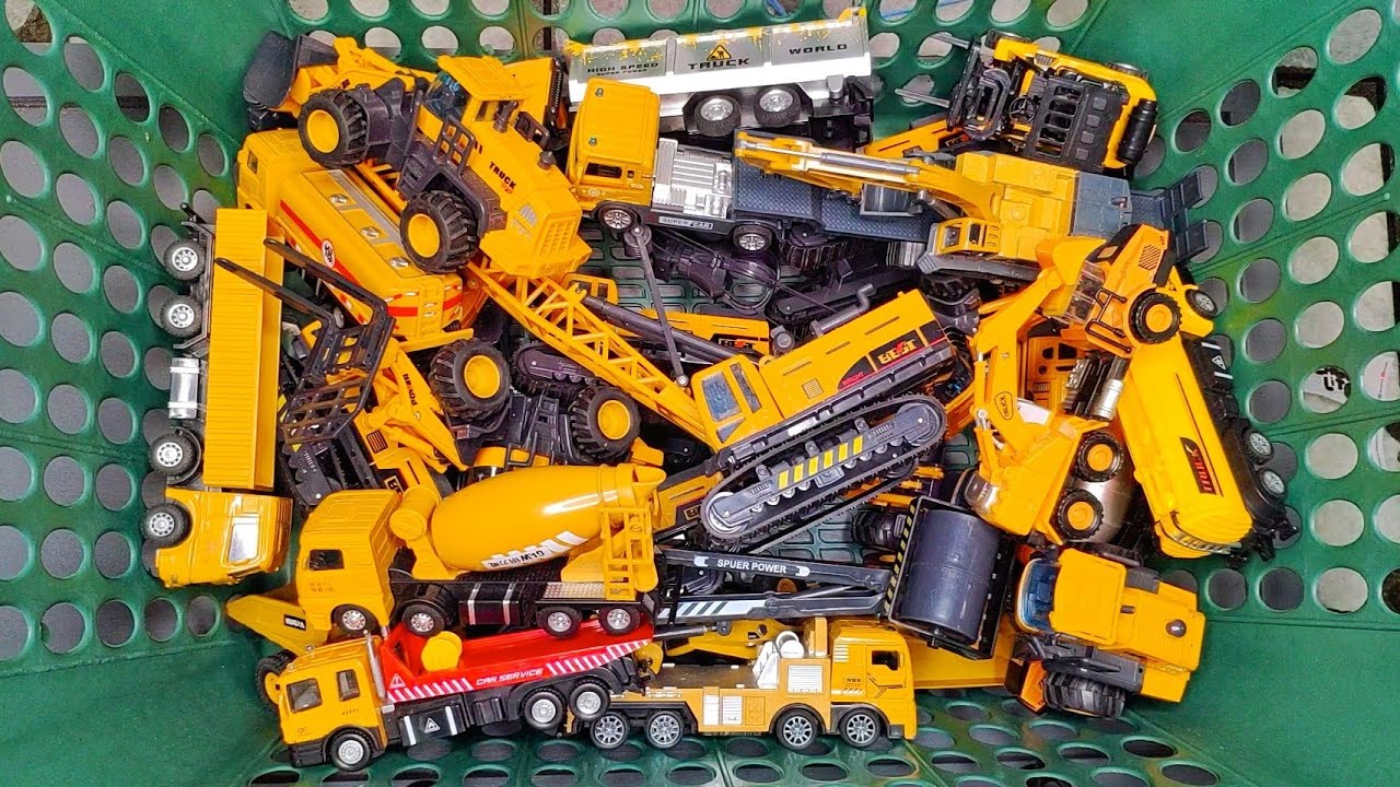 Mobil Derek, Mainan Mobil Konstruksi Mobil Slender, Mobil Garuk, Truk ...