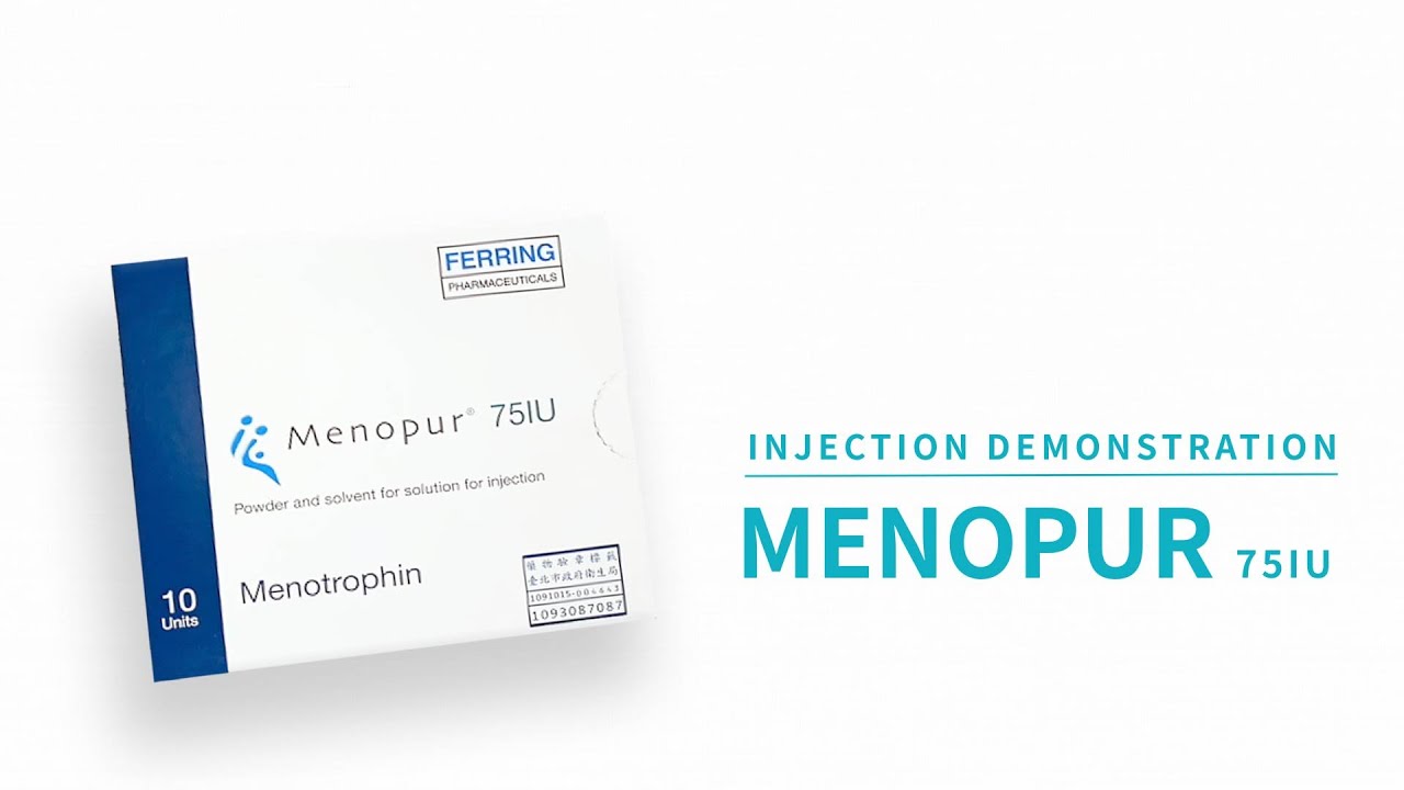 【Injection Demonstration】Menopur 75 IU - YouTube