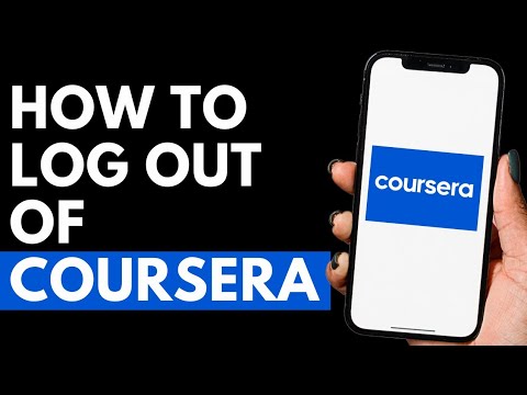 How To Log Out Of Coursera - YouTube