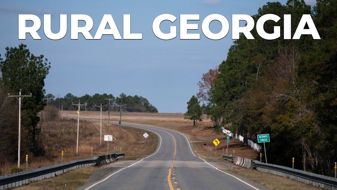 Scenic Drive: Backroads in Rural Georgia (Driving Tour) - YouTube