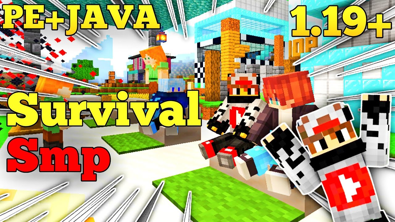 🔥Op Survival Smp For Pe+java 1.19 🤩 - YouTube