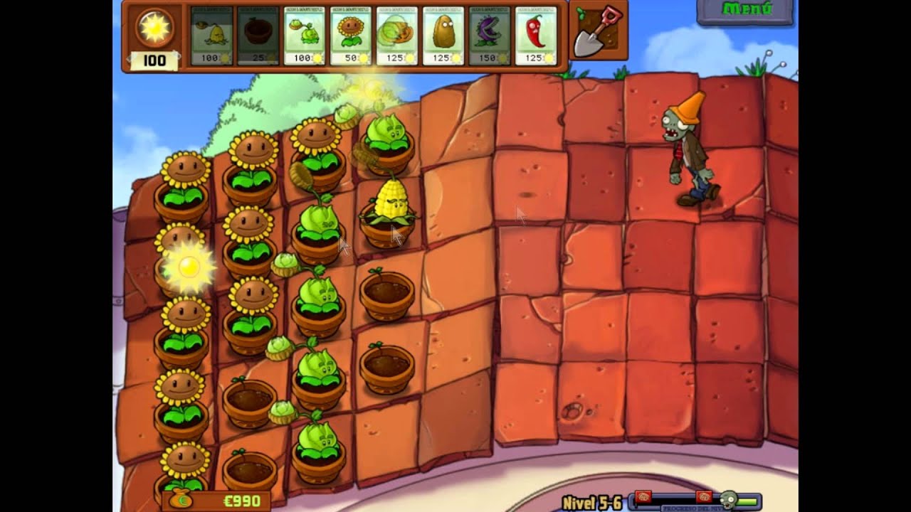 Plants Vs Zombies Nivel 5 6 A Wario le gusta err Stalin descarga Gratis ...