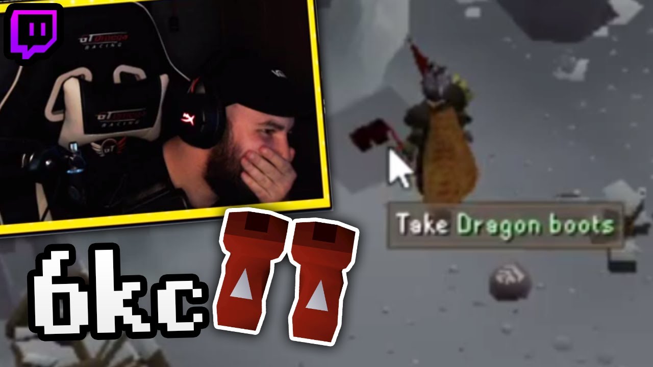 6kc Dragon Boots Drop on the Ironman! 🐉🥾 (OSRS) - YouTube