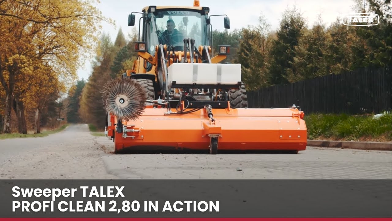 Talex Sweeper PROFI CLEAN 2,80 - YouTube