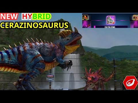 NEW UNLOCK CERAZINOSAURUS MAX LEVER 40 | JURASSIC WORLD: THE GAME - YouTube