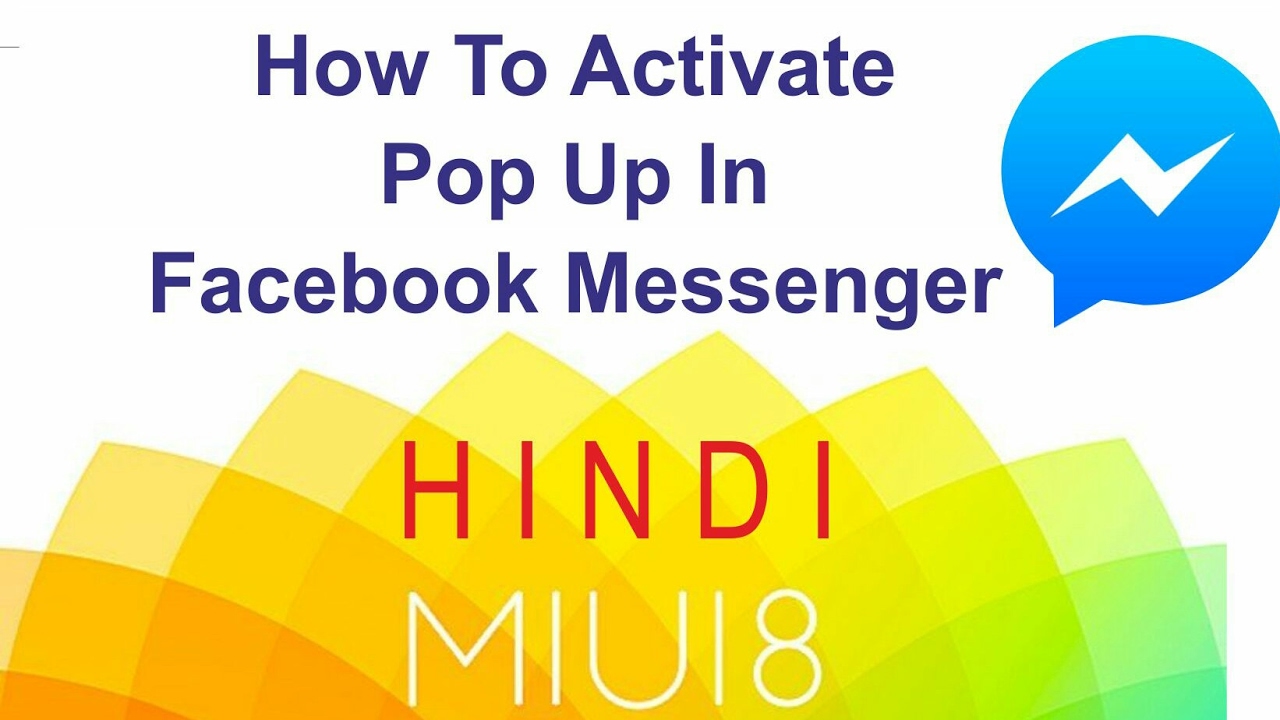 How to activate pop up display window in MIUI 8 | FACEBOOK | MESSENGER ...