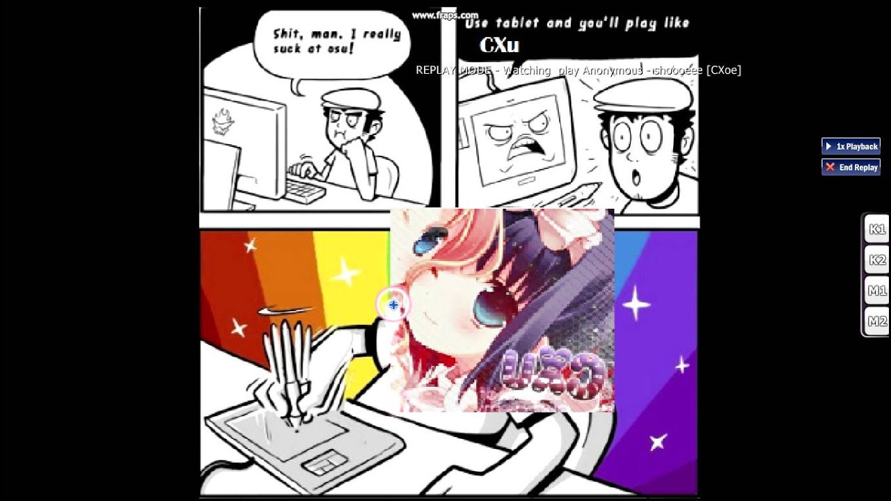 osu! - shoooeee, as made famous by Anonymous - played with trackpad ...