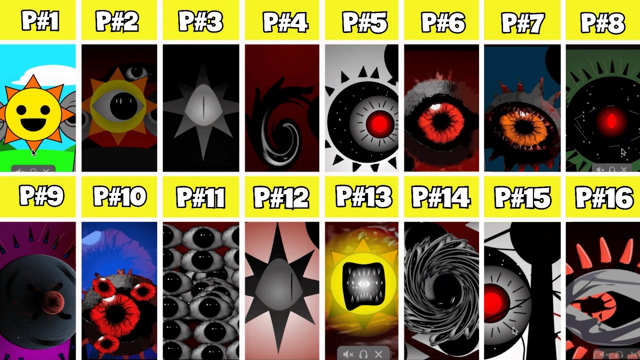 Sprunki - Incredibox | Mix all Mr. Sun in SPRUNKI stages | Appear ...